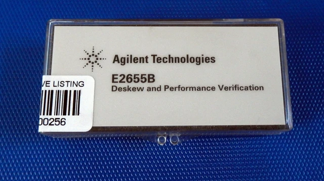 AGILENT TECHNOLOGIES E2655B Deskew and Performance Verification Test ...