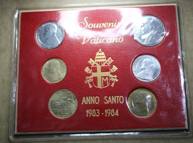 1983-84 ANNO SANTO Coin Set Pope Paulus V1 6 Coin Set In Card EUR 33,36 ...