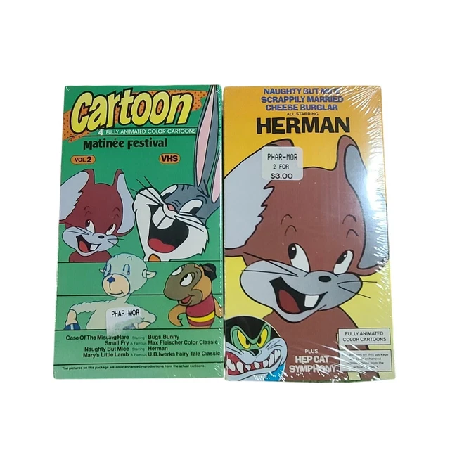 CARTOON MATINEE FESTIVAL 2 Vhs Bugs Bunny 1986 Herman Max Fleischer ...