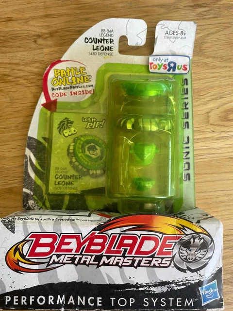 HASBRO BEYBLADE METAL Masters Counter Leone Sonic Serie ToysRUs ...