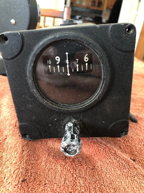 VINTAGE SPERRY DIRECTIONAL Gyro indicator AN 5735-1 Sperry Gyroscope Co ...