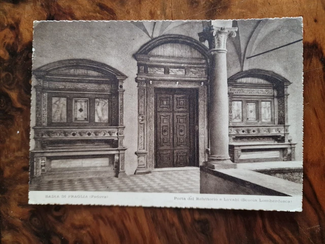 CARTOLINA BADIA DI Praglia Porta Refettorio AR1765 EUR 3,00 - PicClick IT
