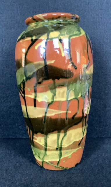 VINTAGE ARTS AND Crafts Peters and Reed Pottery Marbelized #50 Vase 9 ...