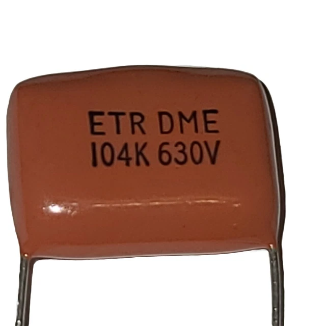100NF 630V CHICKLET Capacitor Etr Dme Series 104K 630V Cornell ...