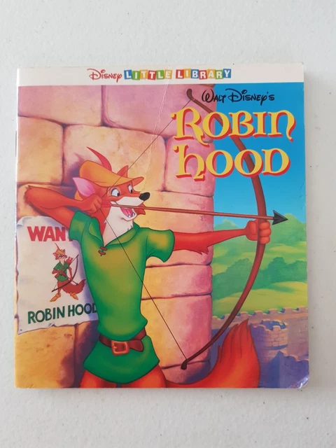 DISNEY LITTLE LIBRARY Book - Walt Disney's Robin Hood 2006 PB Jo-Anne ...