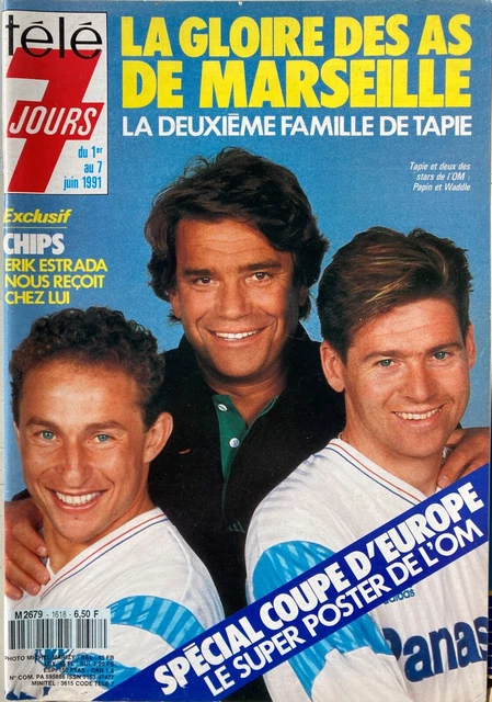 TELE 7 JOURS Bernard Tapie Papin Erik Estrada EUR 19,99 - PicClick FR