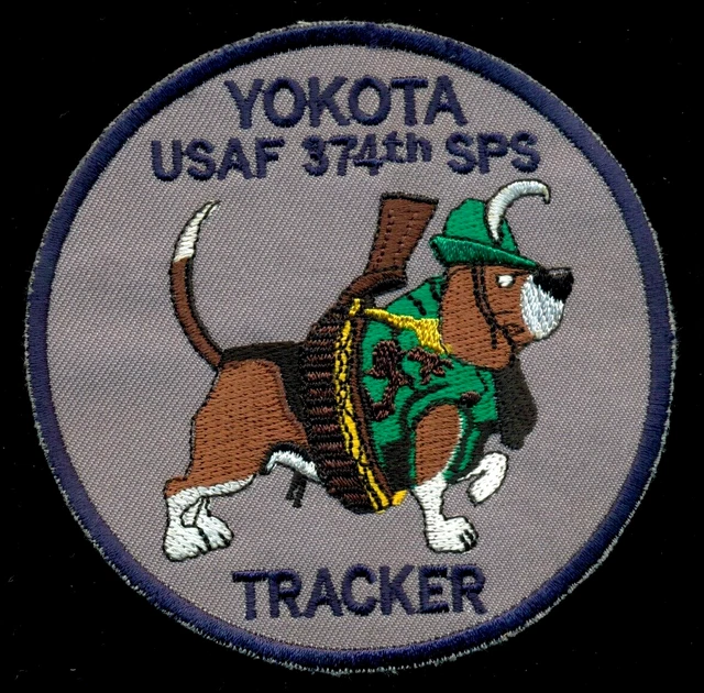 USAF 374TH SECURITY Police Squadron K-9 Tracker Japan Patch KP-4 £14.48 ...