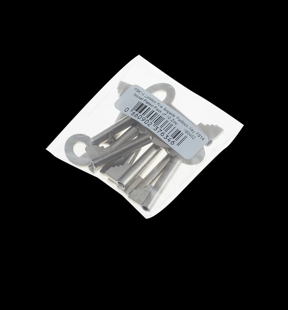 GENUINE FIRE BRIGADE Maintenance FB14 Padlock Keys (Pack 10) UK Tested ...