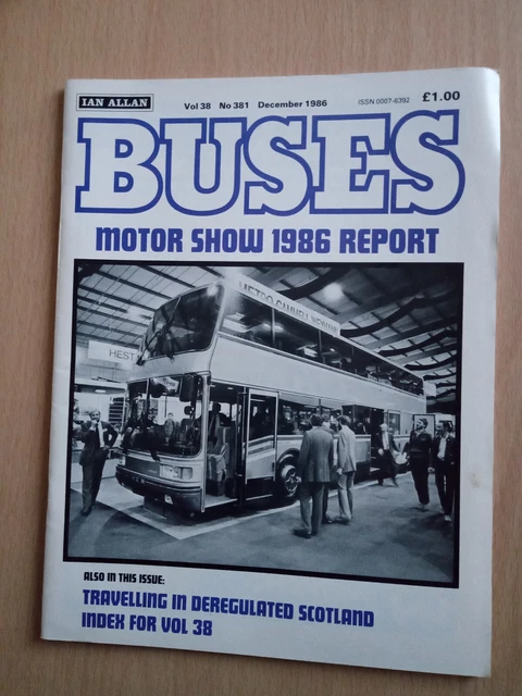 BUSES MAGAZINE NO 381 December 1986 £1.99 - PicClick UK