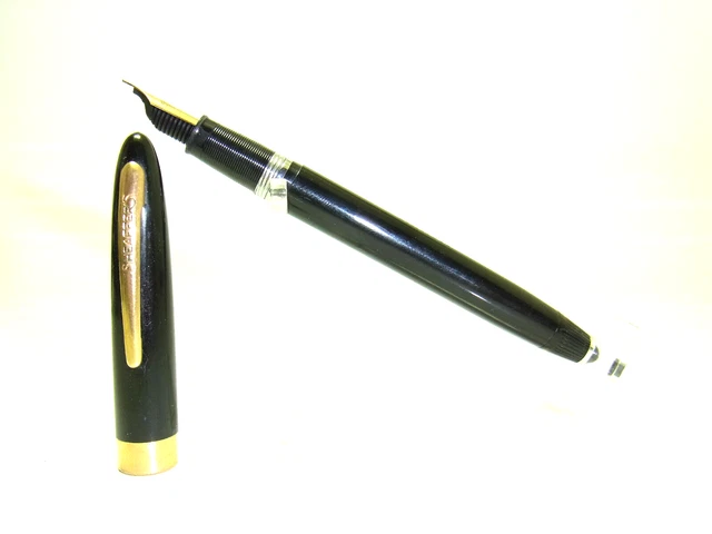 1940´S SHEAFFER ADMIRAL SNORKEL Touchdown Fountain Pen 14K M - X43 $69. ...