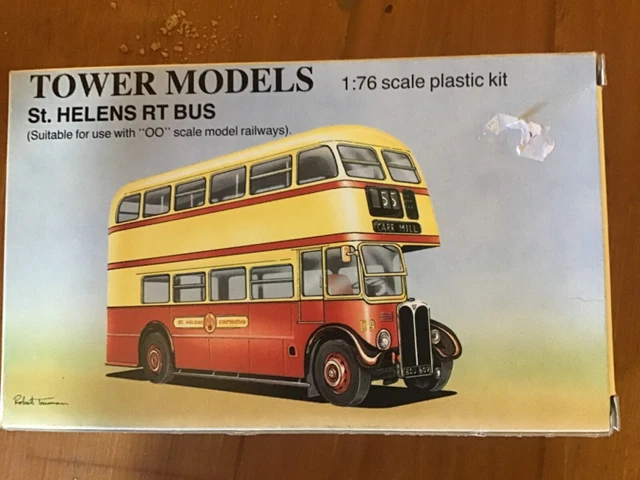 TOWER MODELS. PLASTIC bus kit. RT. St Helens. Boxed £13.47 - PicClick UK