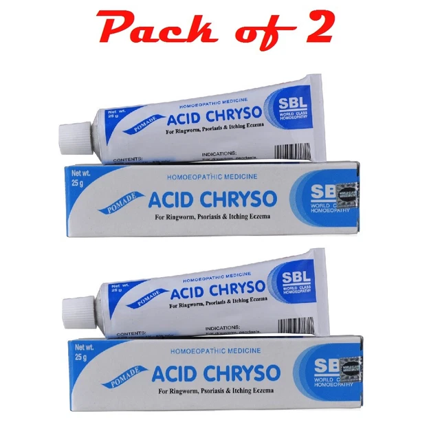 SBL ACIDE CHRYSO Pommade (25g) Pour Démangeaison En Psoriasis,Eczéma ...