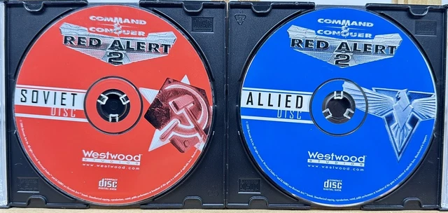 COMMAND AND CONQUER Red Alert 2 PC Game DISC ONLY NO CODE In GC 3267/ ...