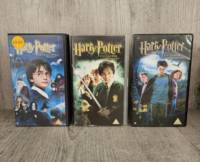 HARRY POTTER VHS Bundle Philosopher's Stone, Chamber Of Secrets ...