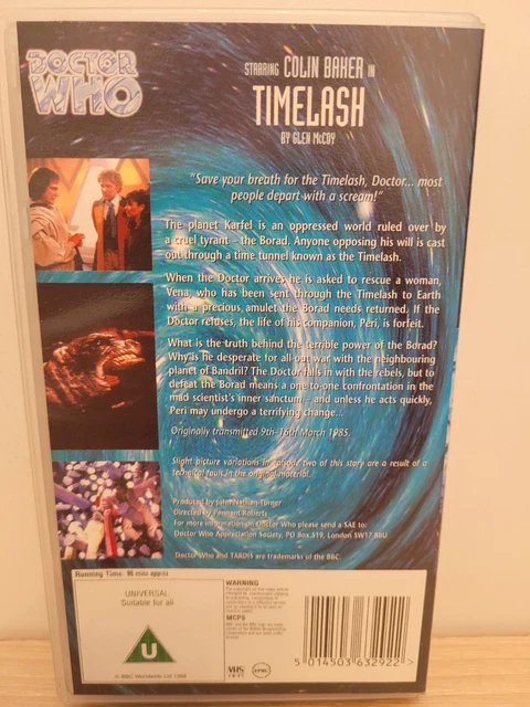 DOCTOR WHO - Timelash (VHS/SH, 1998) £0.99 - PicClick UK