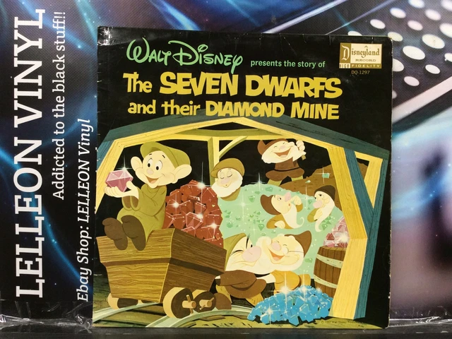 WALT DISNEY’S THE Seven Dwarfs And Their Diamond Mine LP Vinyl DQ1297 ...