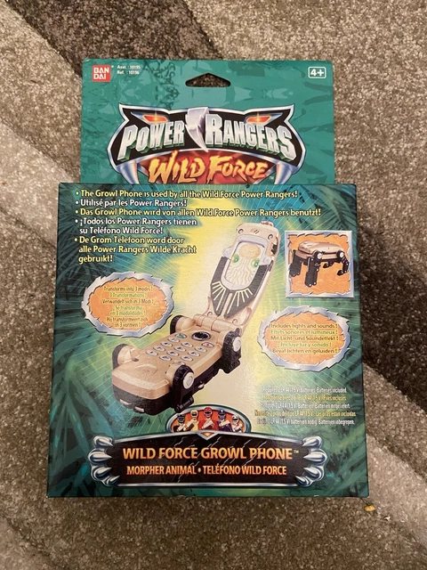 POWER RANGERS WILD Force Growl Phone - Morpher Animal £30.00 - PicClick UK