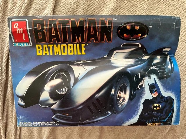 VINTAGE AMT /ERTL Batman Batmobile Model Kit 1989 1:25 Scale (been ...