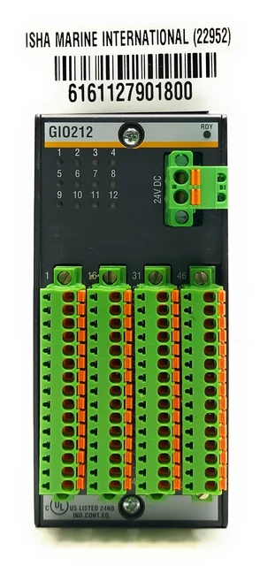 BACHMANN GIO212 UNIVERSAL Input/Output I/O PLC Module 12-Channel $326. ...