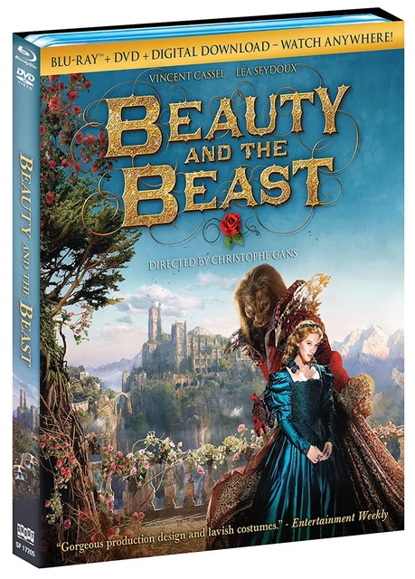BEAUTY AND THE Beast (Blu-ray) Vincent Cassel Lea Seydoux Christophe ...