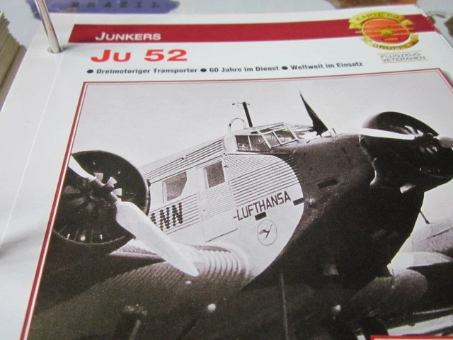 FLIEGEN 14: KARTE 69 Junkers Ju 52 EUR 4,28 - PicClick DE