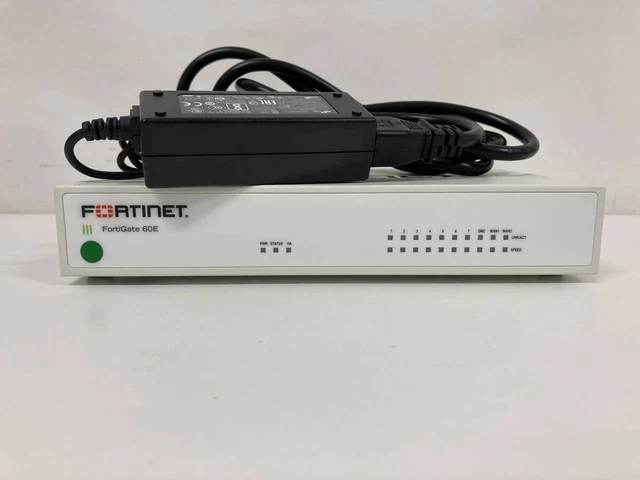 FORTINET FORTIGATE-60E NETWORK Security Firewall Fortigate 60E FG-60E £ ...