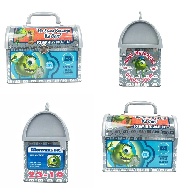 DISNEY PIXAR MONSTERS Inc Mike Wazowski Some Ton Metal Lunch Box Scream ...