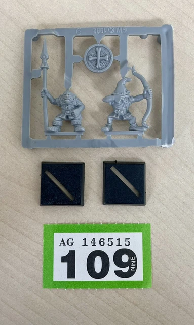 WARHAMMER QUEST ORCS & Goblins Goblin Archer Spearman On Sprue 4th ...