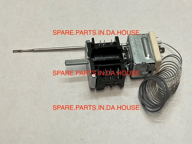 GENUINE CHEF 643 Classic Extra Oven Thermostat Control + Switch EXC643S ...