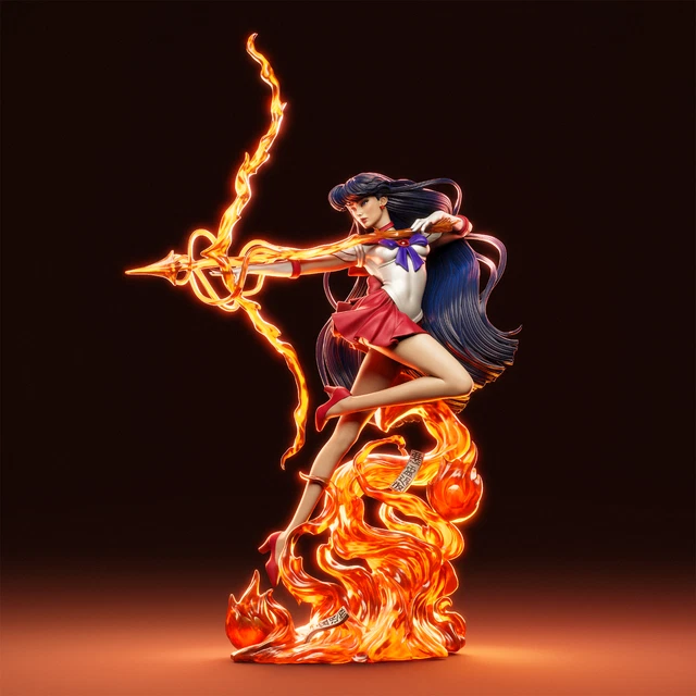 SAILOR MARS REI Hino 3D Printed resin model scale figure kit unpainted ...