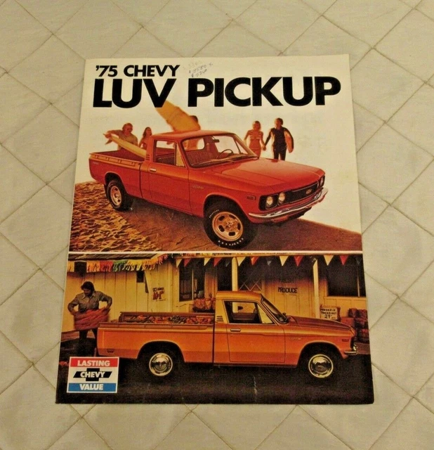 75 CHEVY LUV Pick-up Truck Brochure Specifications Original Chevrolet ...