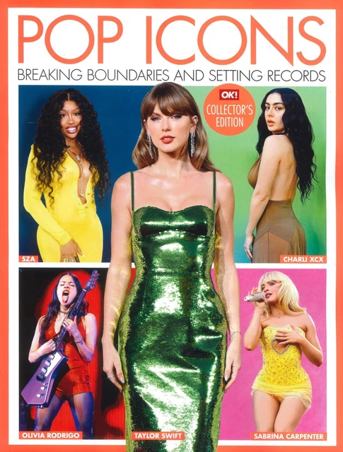 OK! MAGAZINE POP Icons: Taylor Swift, Charli XCX, Billie Eilish, Dua ...