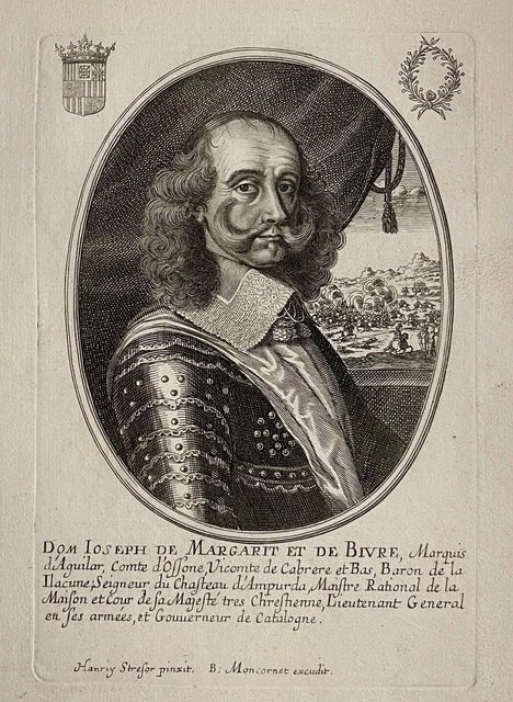 MARGARIT DE BIURE Marquis d'Aguilar Espagne Catalogne par Montcornet C ...