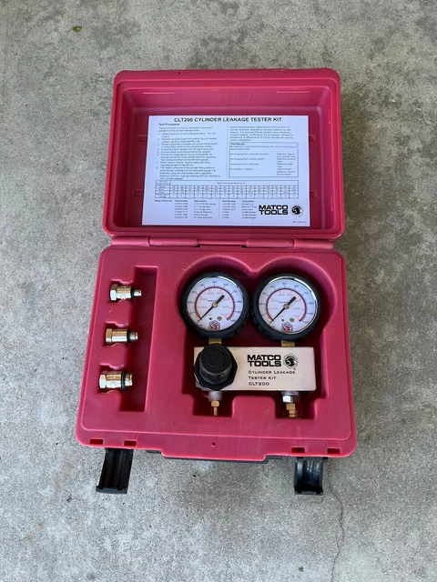 MATCO CYLINDER LEAKAGE Tester Kit CLT200 Excellent Clean Shape $95.34 ...