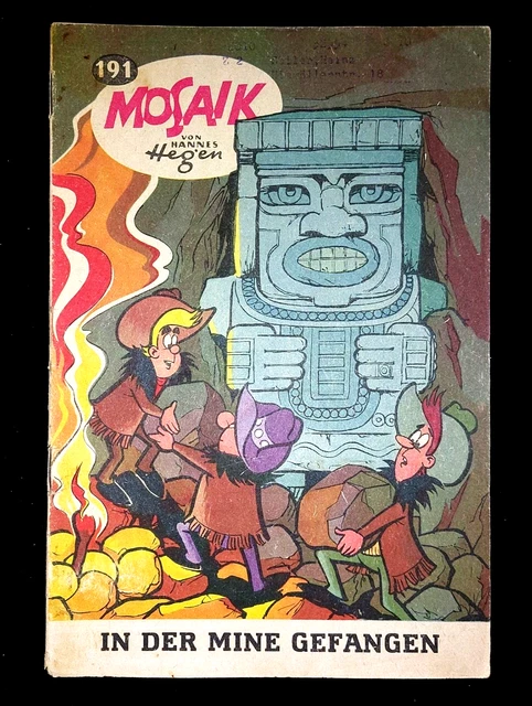 COMIC MOSAIK #191 Digedags `IN DER MINE GEFANGEN.´ #10 #1972 Hannes ...