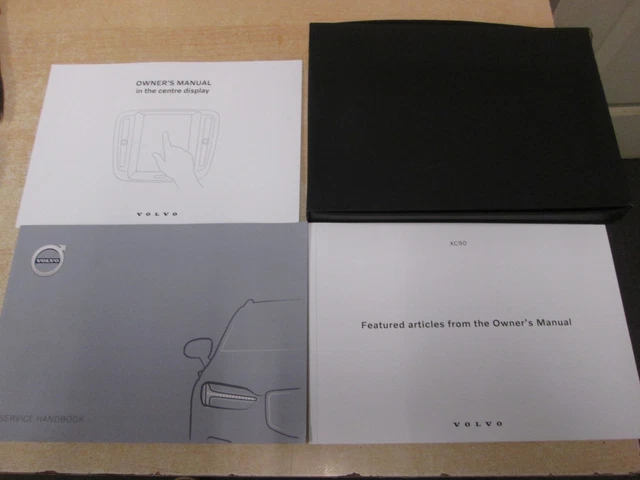 GENUINE VOLVO XC90 Handbook Owners Manual 2021-2024 Service Book . £22. ...