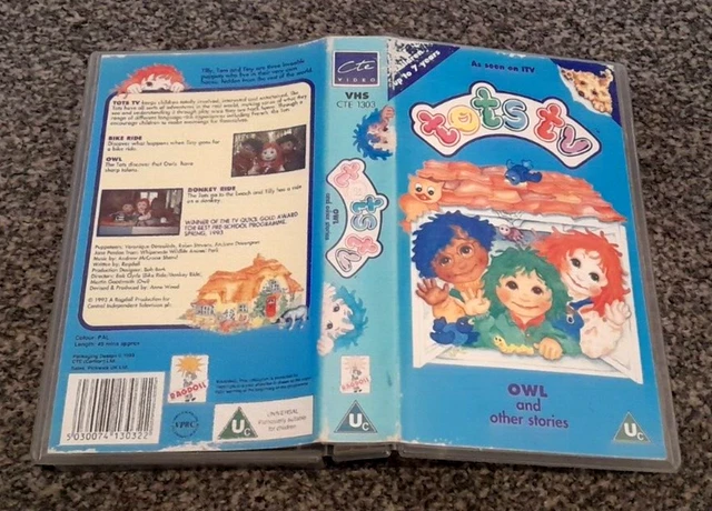 TOTS TV OWL & Other Stories Tilly Tom And Tiny Pal Vhs Video Kids ...