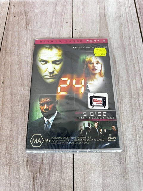 24 SEASON 3: Part 2 (3 Disc) Region 4 Brand New & Sealed + Free Tracked ...
