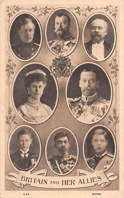 POSTCARD MILITARY Wwi Britain And Her Allies £4.90 - PicClick UK