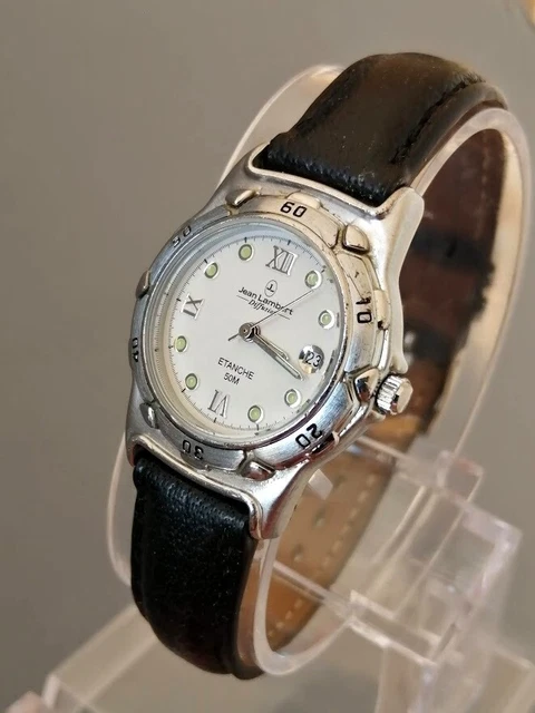 MONTRE FEMME JEAN Lambert Vintage Watch Quartz Mode Classique Cuir ...