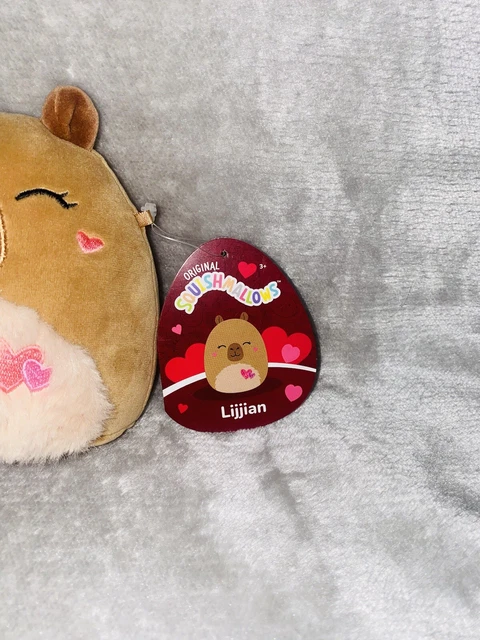 LIJJIAN THE CAPYBARA Valentines Edition Squishmallow £34.00 - PicClick UK