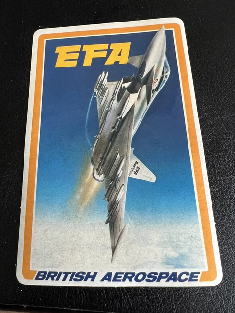 BRITISH AEROSPACE EFA (Typhoon) Sticker. RARE. £1.99 - PicClick UK