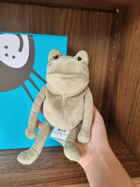 JELLYCAT LITTLE FERGUS frog ! genuine Jellycat . new with tags £83.90 ...