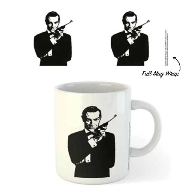 JAMES BOND - Sean Connery 'Silhouette' Coffee Tea Mug - Licensed **FREE ...