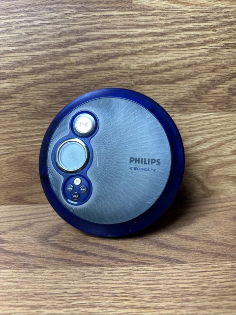 PHILIPS AX2412/17 LETTORE CD portatile 45 secondi ESP Discman Walkman ...