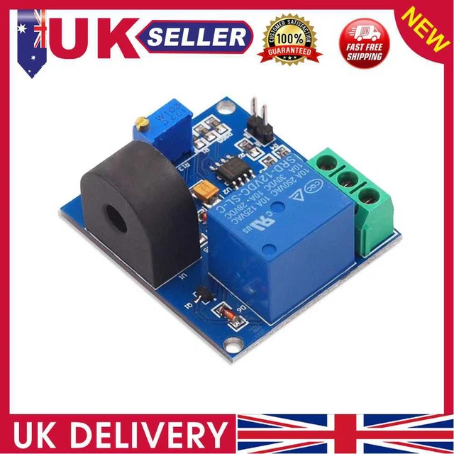 12v Current Detection Sensor Module 5a Relay Overcurrent Over Current