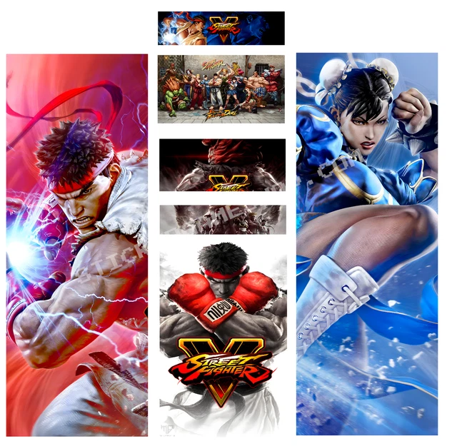 STICKERS STREET FIGHTER Universel Pour Borne d'Arcade EUR 100,00 ...