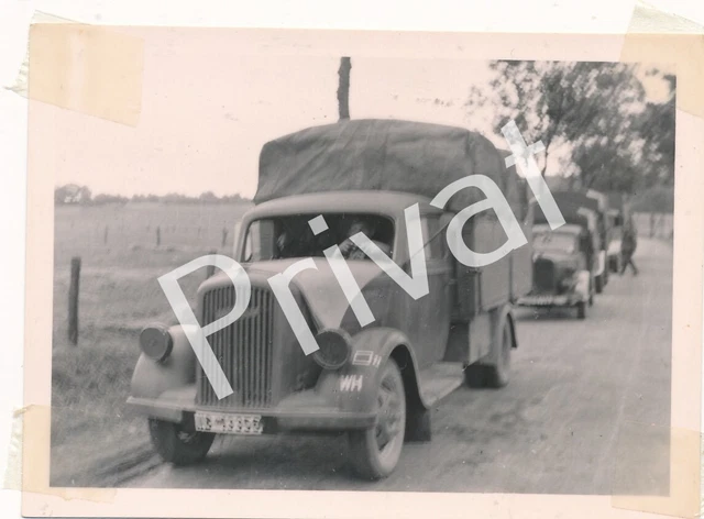FOTO WK2 GEBIRGSJÄGER Kompanie 11/468 Tross Kolonne Fahrzeuge Kennung ...