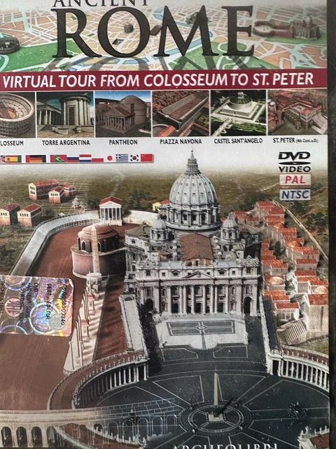 ANCIENT ROME: A Virtual Tour From Colosseum To St. Peter DVD Exc Cond ...