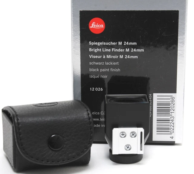 @ LEICA 12026 Viewfinder M 24 mm, black paint Metal Brightline DEMO ... @ LEICA 12026 Viewfinder M 24 mm, black paint Metal Brightline DEMO ...